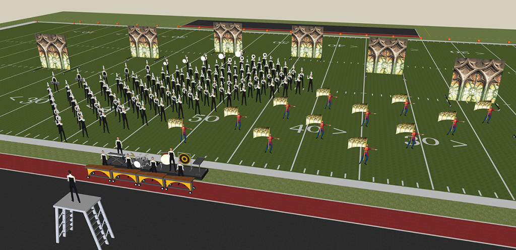Stained - Fannin Musical Productions | Innovative Marching Band Show Design
